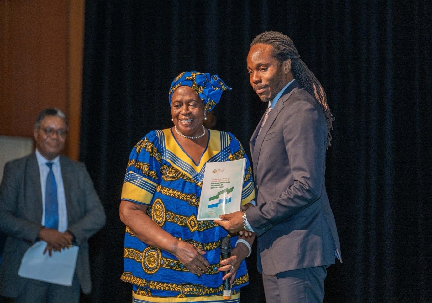 Sierra Leone Chief Minister Dr David Moinina Sengeh launches APRM Targeted Review Report on ...